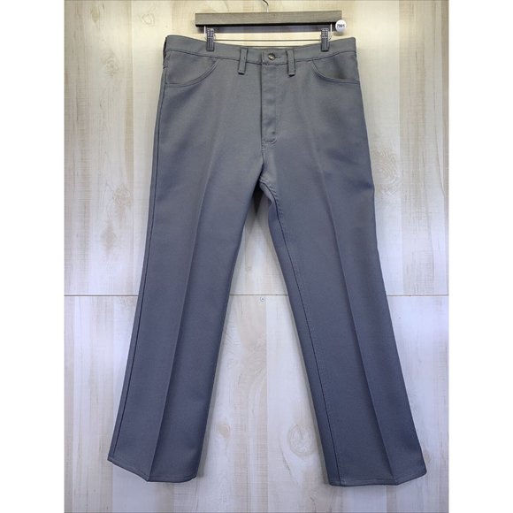 Wrangler | Pants | Vintage Wrangler Gray Work Pants Made In Usa Mens ...